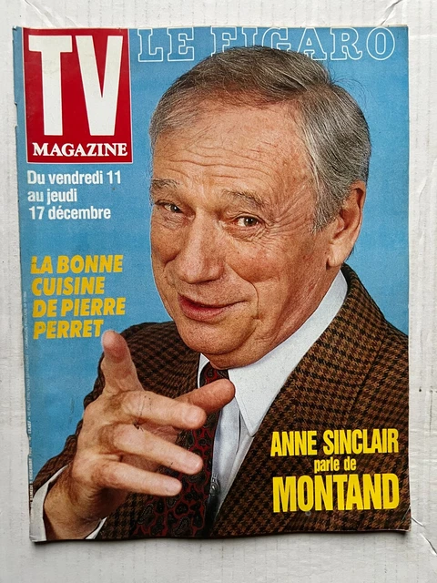 LE FIGARO TV Magazine 5/12/1987; Anne Sinclair parle de Yves Montand/ P Perret EUR 5,00 ...