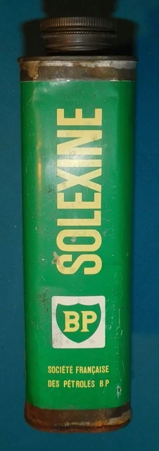 ANCIEN BIDON HUILE 2L . Bp Solexine . Solex Mobylette .Oil Can Motor ...
