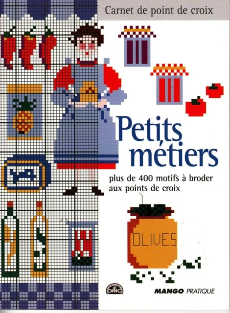 CARNET MANGO DE POINT CROIX 400 motifs Petits métiers Perrette ...