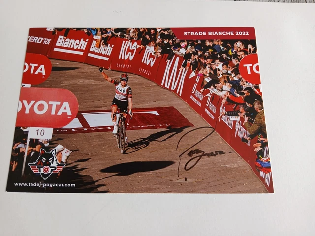CYCLISME - AUTOGRAPHE - carte signée Tadej Pogacar EUR 20,00 - PicClick FR