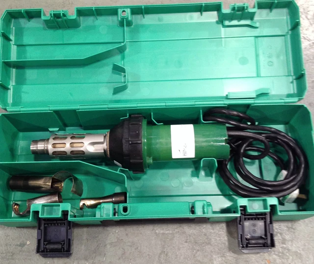 CV-1980 RAYCHEM/LEISTER HEAT Gun 240V with Case & Nozzles - TE ...