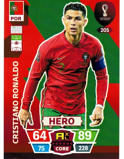 PANINI ADRENALYN XL Fifa World Cup Qatar 2022 Card N. 205 Cristiano ...