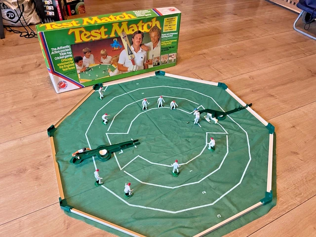 VINTAGE (1985) TEST Match Cricket Game by Peter Pan Playthings: Boxed £ ...
