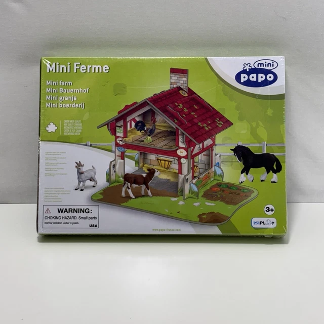 PAPO MINI PAPO Mini Farm Toy Playset - 8 Piece - Brand New £15.00 ...