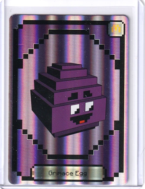 MCDONALDS MINECRAFT MOVIE 2025 Grimace Egg Card Only with Code NO TOY ...