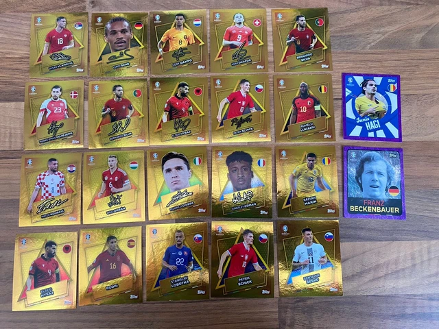 TOPPS UEFA GERMANY Euro 2024 Rare Gold Sp Stickers Star Player £25.00 ...