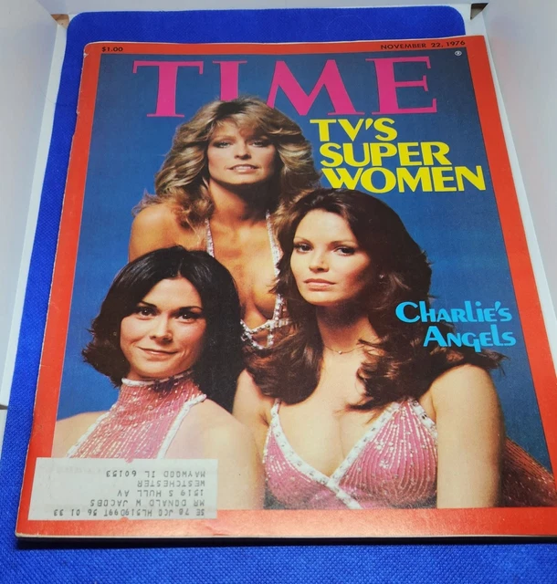VINTAGE TIME MAGAZINE November 22 1976 - TV's Super Women - Charlies Angels £27.71 - PicClick UK