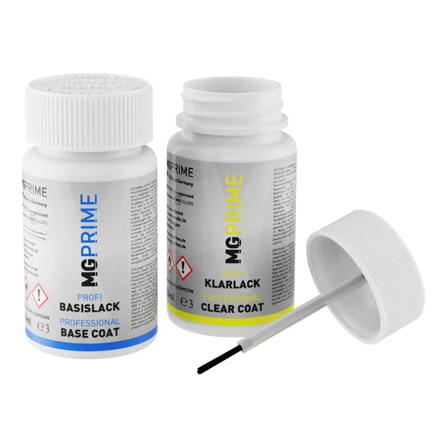 KIT DE STYLO de retouche Pantone 487C Red mat satiné Peinture de base ...