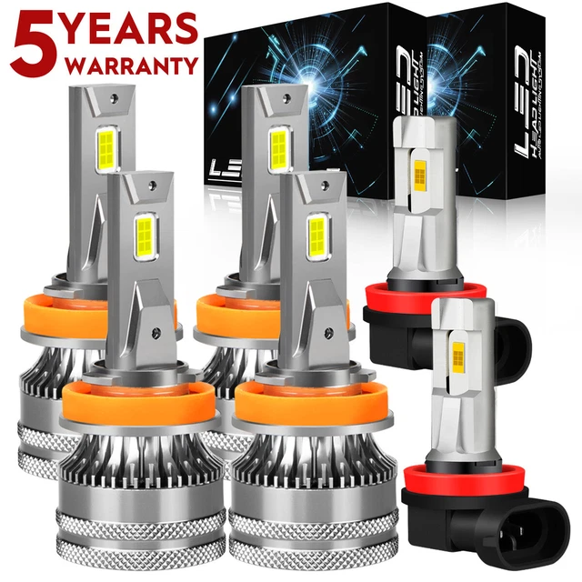 FOR VOLVO S80 2007-2013 LED Headlights Bulbs High Low Beam Fog Light White V15QC $81.77 ...