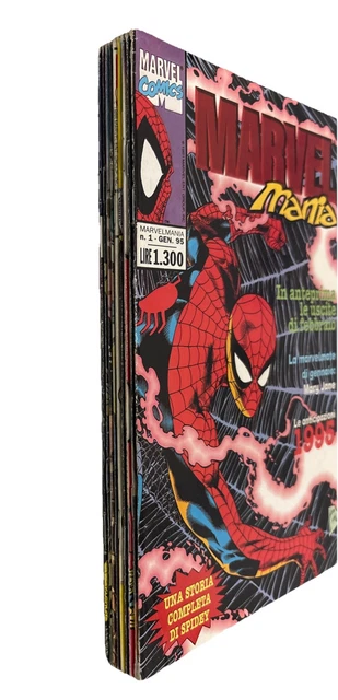 MARVEL MANIA 1/9 con poster serie completa Ed. Marvel Italia 1995 EUR ...