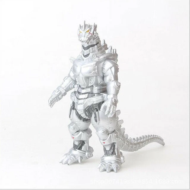 RARE SILVER GODZILLA King Of The Monsters Mechagodzilla 2024 Figure ...