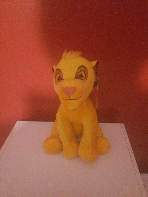 DISNEY CLASSIC SIMBA the Lion King WITH SOUND PLUSH SOFT TOY TEDDY WITH ...