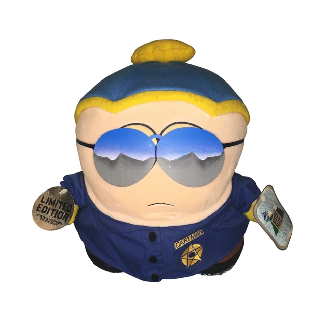SOUTH PARK CARTMAN Police Officer Cop 11” Plush Limited Edition With ...