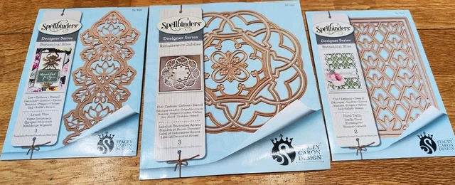 3 SETS SPELLBINDERS Designer Series Dies - Renaissance Jubilee ...