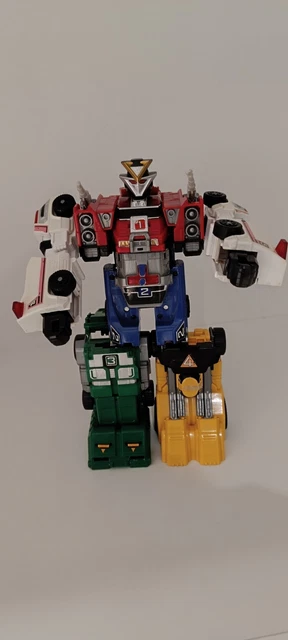 POWER RANGERS TURBO Rescue Megazord Deluxe Double Morphing Action ...