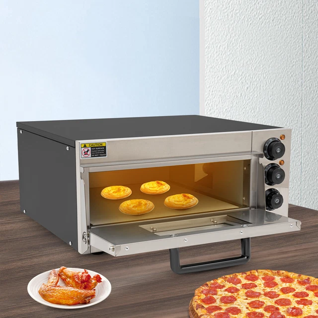 INDOOR ELECTRIC COUNTERTOP Pizza Oven 1800w 20l/5.28gal Commercial ...