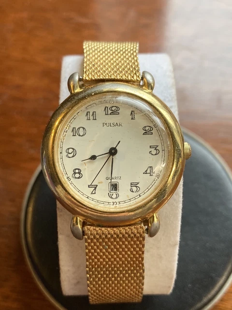 LADIES VINTAGE WATCH by Pulsar, 1980s Quartz Movement, Working Perfect ...