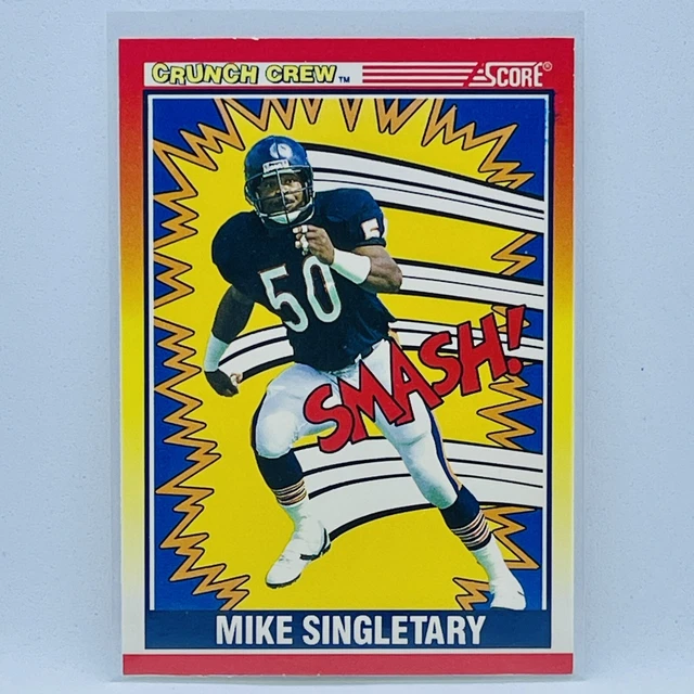 MIKE SINGLETARY HALL of Famer Super Bowl champion Chicago Bears 1990 ...