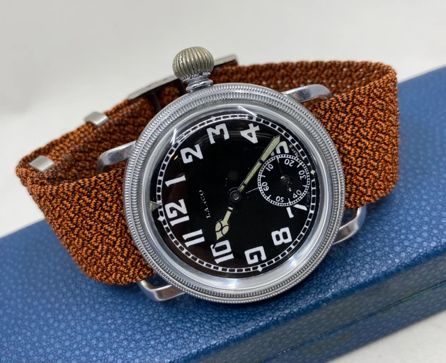 VINTAGE 1930'S LANCO Luftwaffe Military Pilot Watch - 41mm excluding ...