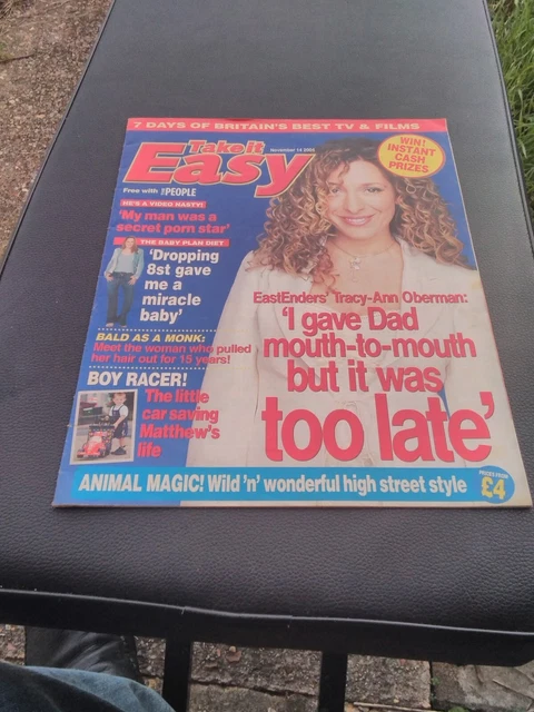 SUNDAY PEOPLE &TAKE It Easy" Magazine - 14 Nov 2004 - Tracy-Ann Oberman ...