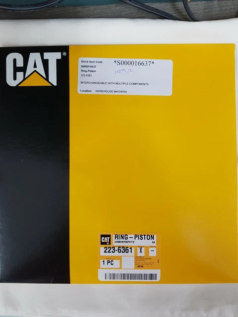 ORIGINAL CATERPILLAR DIESEL Engine Piston Ring, Cat# 223-6361 $45.00 ...