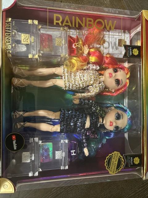 RAINBOW HIGH SPECIAL Edition ~ Laurel & Holly Devious ~ Twin Fashion ...