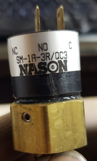 NASON SM-1A-3R LOW Pressure Switch 1/4" NPT Male SPST-NO 3 PSI Quick Connect NEW $22.43 ...