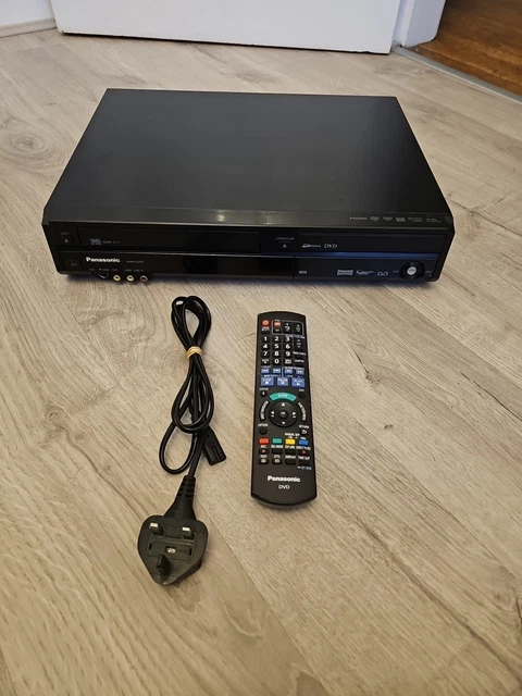 PANASONIC DMR-EZ49V BLACK DVD & VHS Recorder Combo - Freeview - USB £ ...