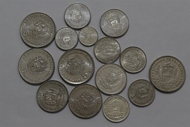 🧭 🇻🇪 VENEZUELA 1950'S To 1990'S Coins With Silver B66 #585 $61.42 - PicClick CA
