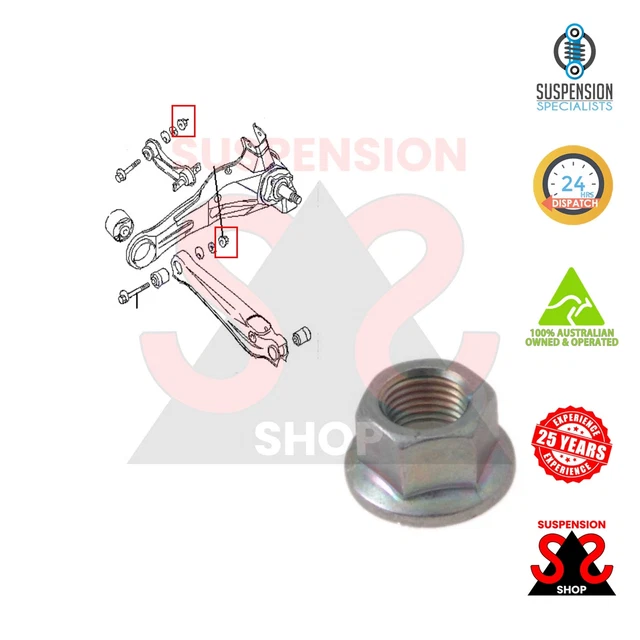 CASTER SHIM, AXLE Beam Suit MITSUBISHI Outlander 2.4 GDI 4WD (CU4W) OUTLANDER I EUR 16,57 ...