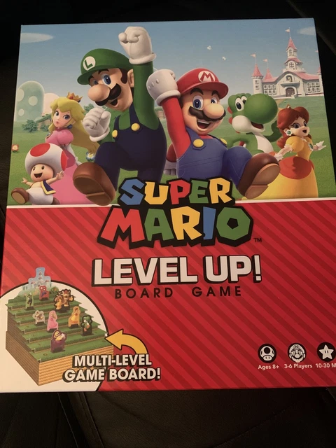 SUPER MARIO LEVEL Up! Board Game Complete Set Up Nintendo Fast Shipping ...