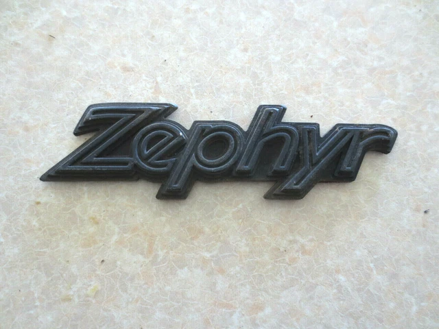 ORIGINAL FORD ZEPHYR car black plastic badge / emblem ...