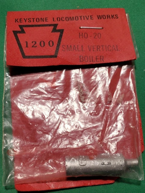 VINTAGE HO SCALE model Keystone Locomotive Works #HO-20 Small Vertical ...