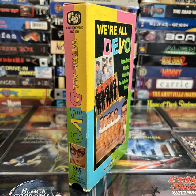 DEVO WE'RE ALL Devo 1996 VHS Tested New Wave Punk Icons Videos Comedy ...