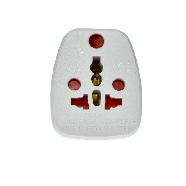 UNIVERSAL TRAVEL Power Plug Adapter Converter Outlet UK EU US CA to AU ...