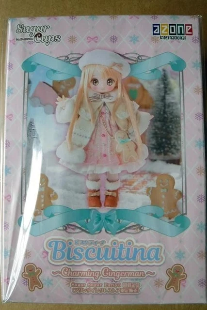POUPÉE AZONE SUGARCUPS "Biscuitina Charming Gingerman" Sugar Party 3 1/ ...