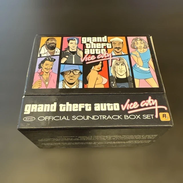 GRAND THEFT AUTO Vice City Official Soundtrack Box Set Game Music CD ...