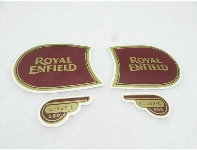 FUEL TANK TOOL Box Sticker Logo Badge Emblem Fit Royal Enfield Classic ...