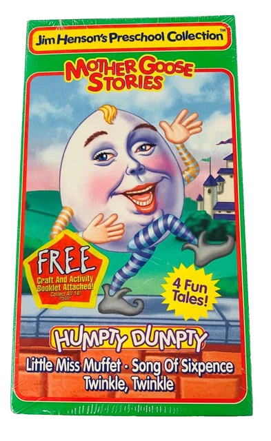 MOTHER GOOSE STORIES: Humpty Dumpty (Vhs, 1988) - Jim Henson - New ...