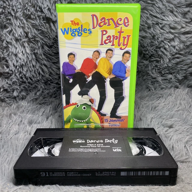 WIGGLES, THE: WIGGLES Dance Party VHS 2001 Hard Clamshell Case Classic ...