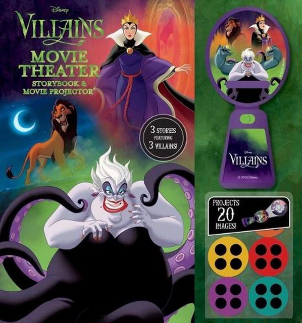 DISNEY VILLAINS MOVIE Theater Storybook Movie Projector By Dienesa DISNEY VILLAINS MOVIE Theater Storybook Movie Projector By Dienesa