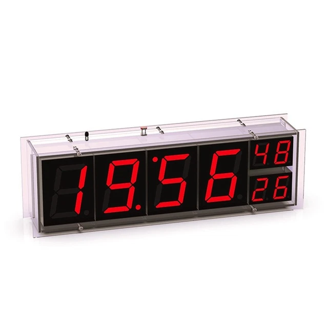 ESP8266 WIFI CLOCK As Shown LED Dot Matrix Clock RED GREEN TIME Display ...