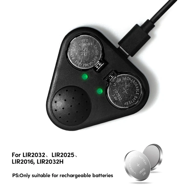 LIR2016/LIR2025/LIR2032/LIR2032H RECHARGEABLE BUTTON Cell Coin Battery ...