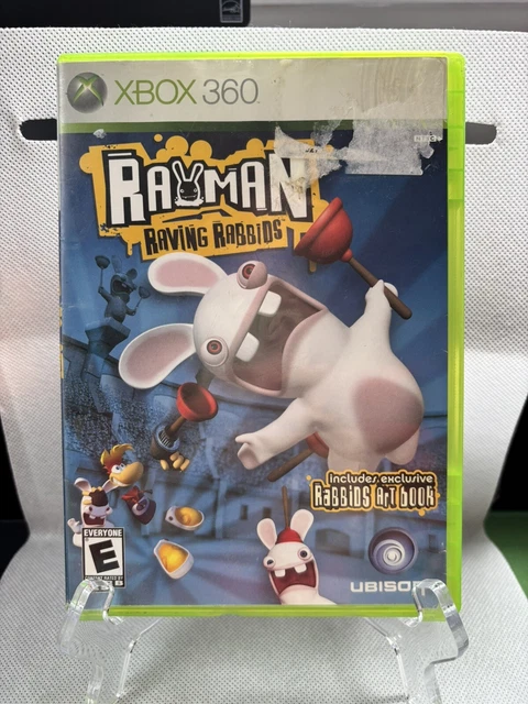 RAYMAN RAVING RABBIDS (Microsoft Xbox 360, 2007) No Manual Tested Works ...