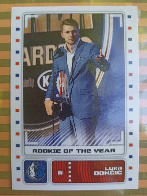 LUKA DONCIC ROOKIE of the year Dallas Mavericks Panini basket NBA 2019 ...