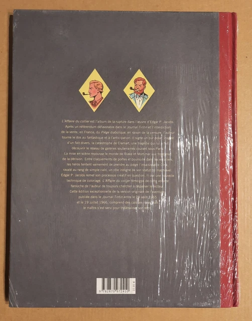 BLAKE ET MORTIMER L'affaire du collier version Journal Tintin TL EO ...