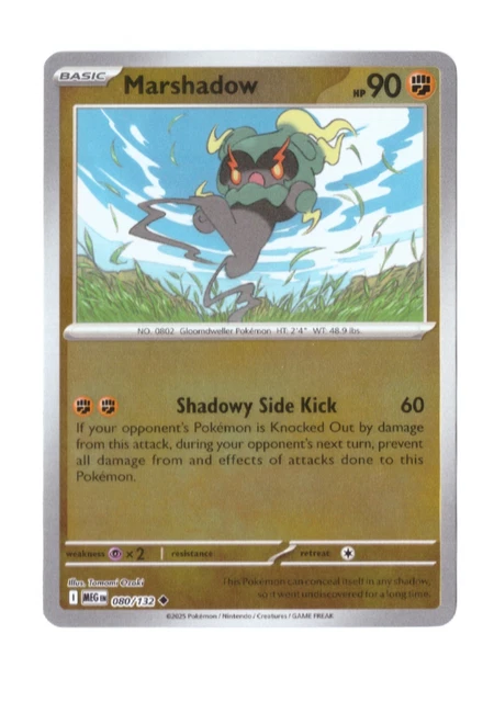 POKÉMON TCG MEGA Evolution, Marshadow 080/132, Uncommon Reverse Holo NM $2.40 - PicClick CA