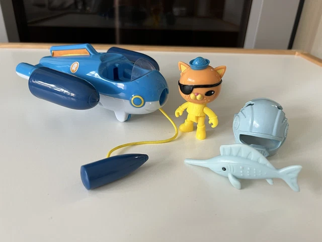 CBEEBIES OCTONAUTS GUP R Kwazii Sailfish Shark Rare Calico Jack Figure ...