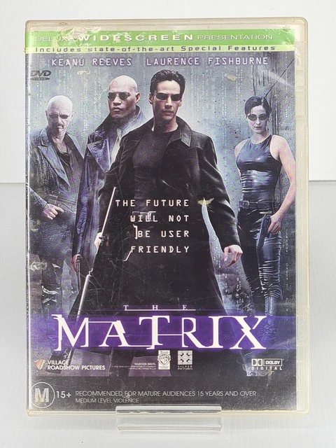 THE MATRIX DVD Keanu Reeves Laurence Fishburne Carrie-Ann Moss Hugo Weaving $12.75 - PicClick AU