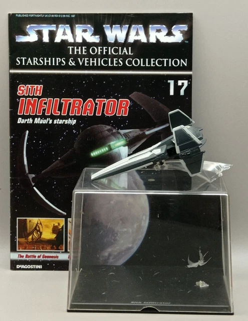 DEAGOSTINI STAR WARS Official Starships Sith Infiltrator Issue 17 with ...